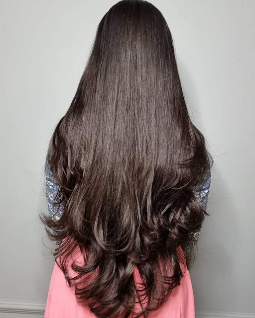 Low back length "U" Shaped long hair - Village Barber Stories
