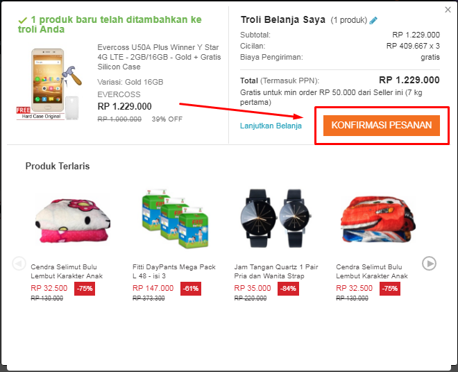 Cara Order Barang - CARA ORDER BARANG BAYAR DITEMPAT