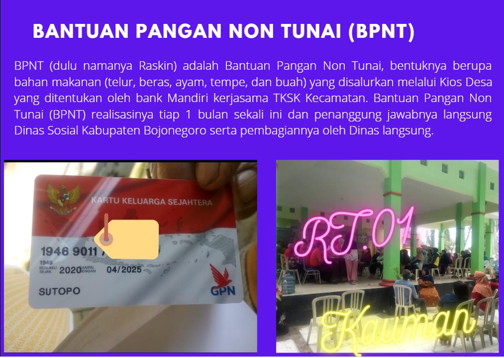 Bantuan Pangan Non Tunai (BPNT)