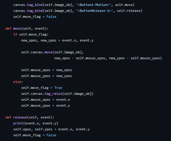 Learning to Program: Moving Images on a Tkinter Canvas