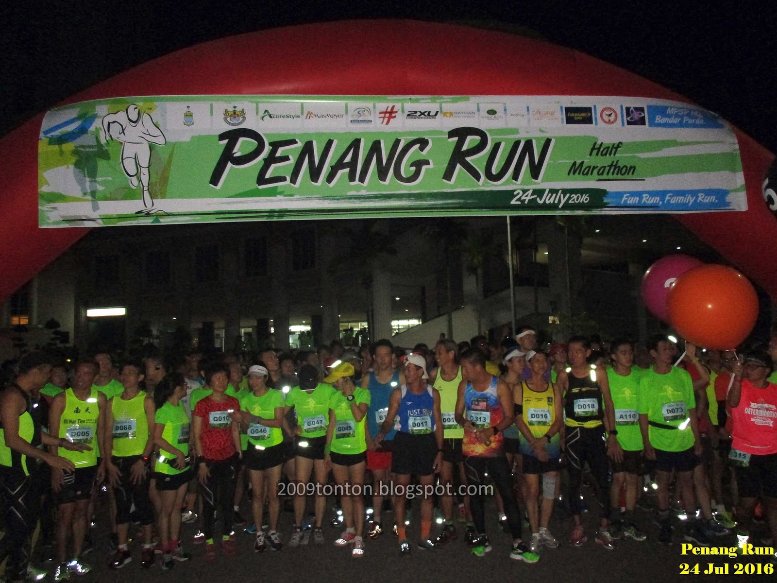 Penonton: Penang Run 2016 - Top 20 Results