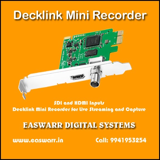 DeckLink Mini Recorder - Easwarr Digital Systems