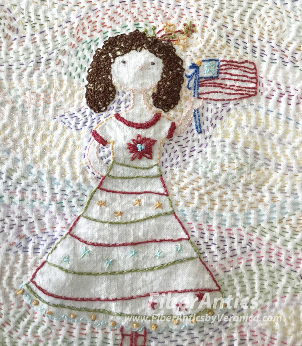 Fiber Antics by Veronica: Hand stitching: it's not as Ghastly as some ...