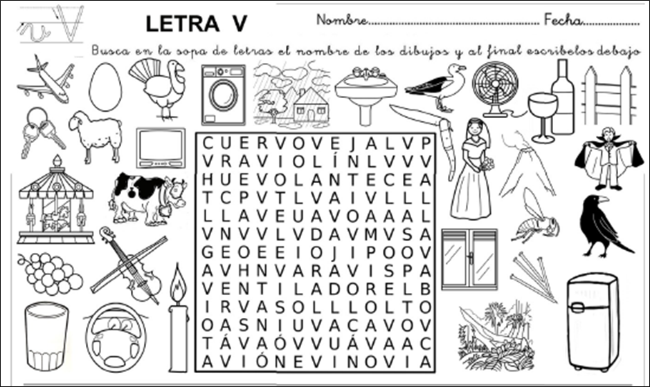 Prim. Carlos Pellicer 1er grado 2020_2021: La V v