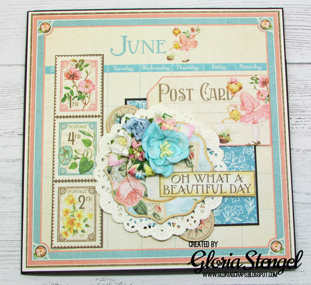 Scraps of Life: Graphic 45 Calendar Folio Series - June