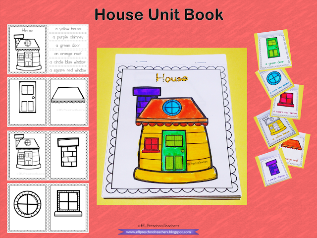 ESL/EFL Preschool Teachers: House Unit -Parts of the house for ...