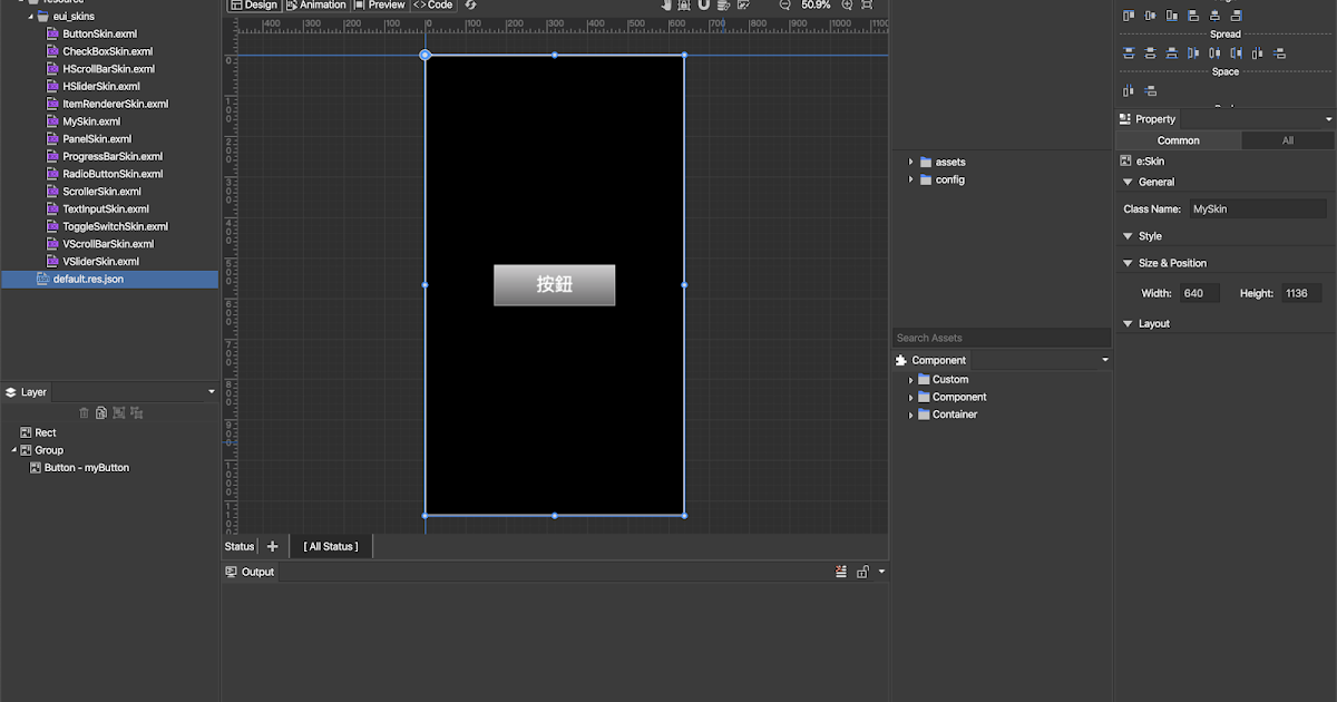 eui-eui.Button ~ Egret Engine API 範例