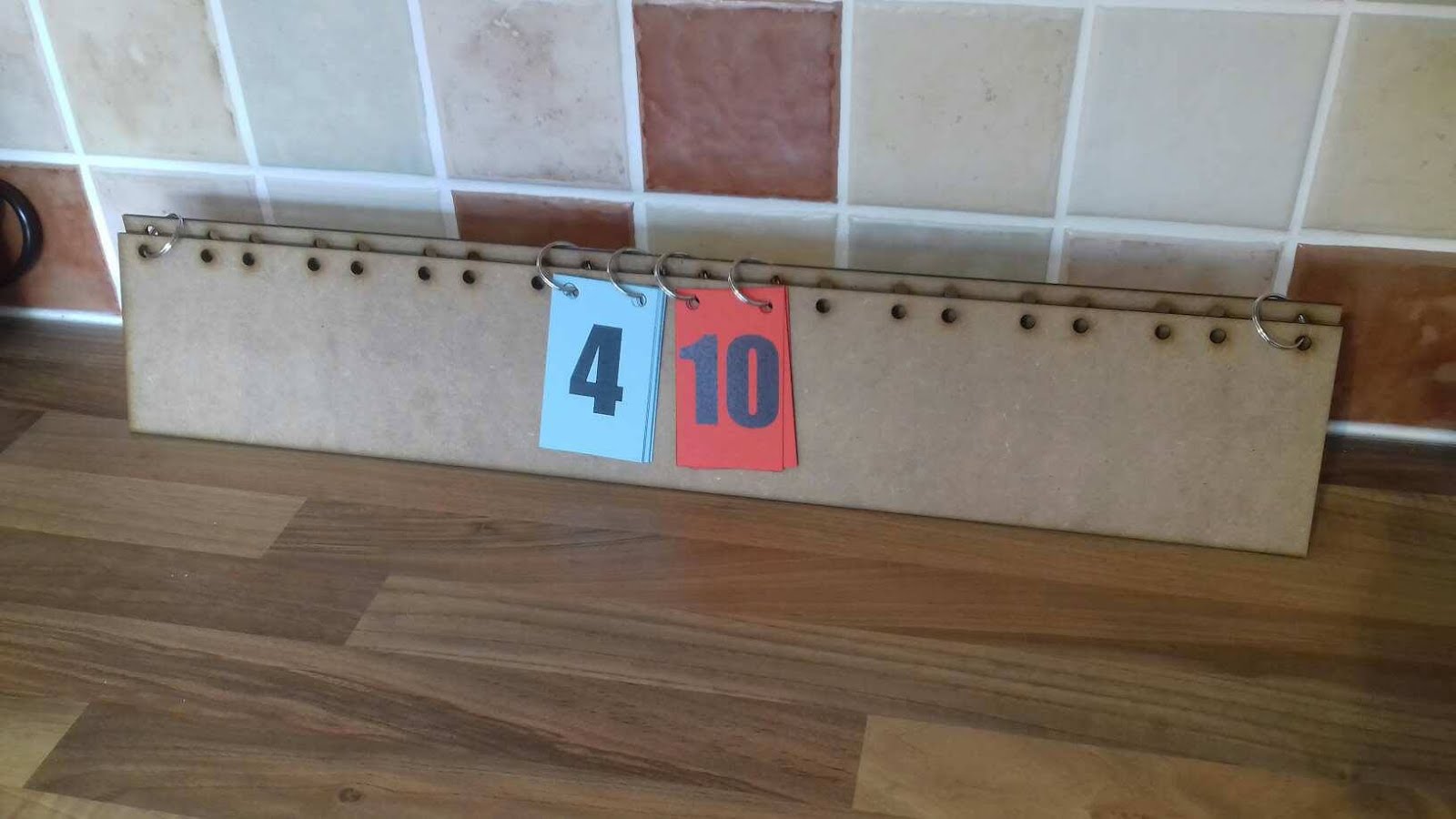 Flip Card Score Board