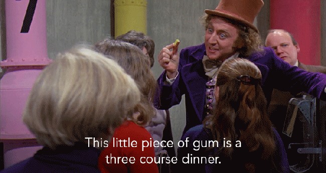 Willy Wonka & the Three Course Gum (#38)