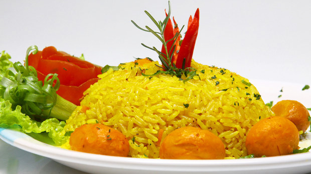 Arroz com Pequi- comida tipica da região centro-oeste