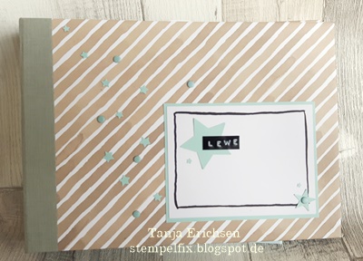 Stempelfix: Minialbum mit Ringbindung - Fotobuch selber machen