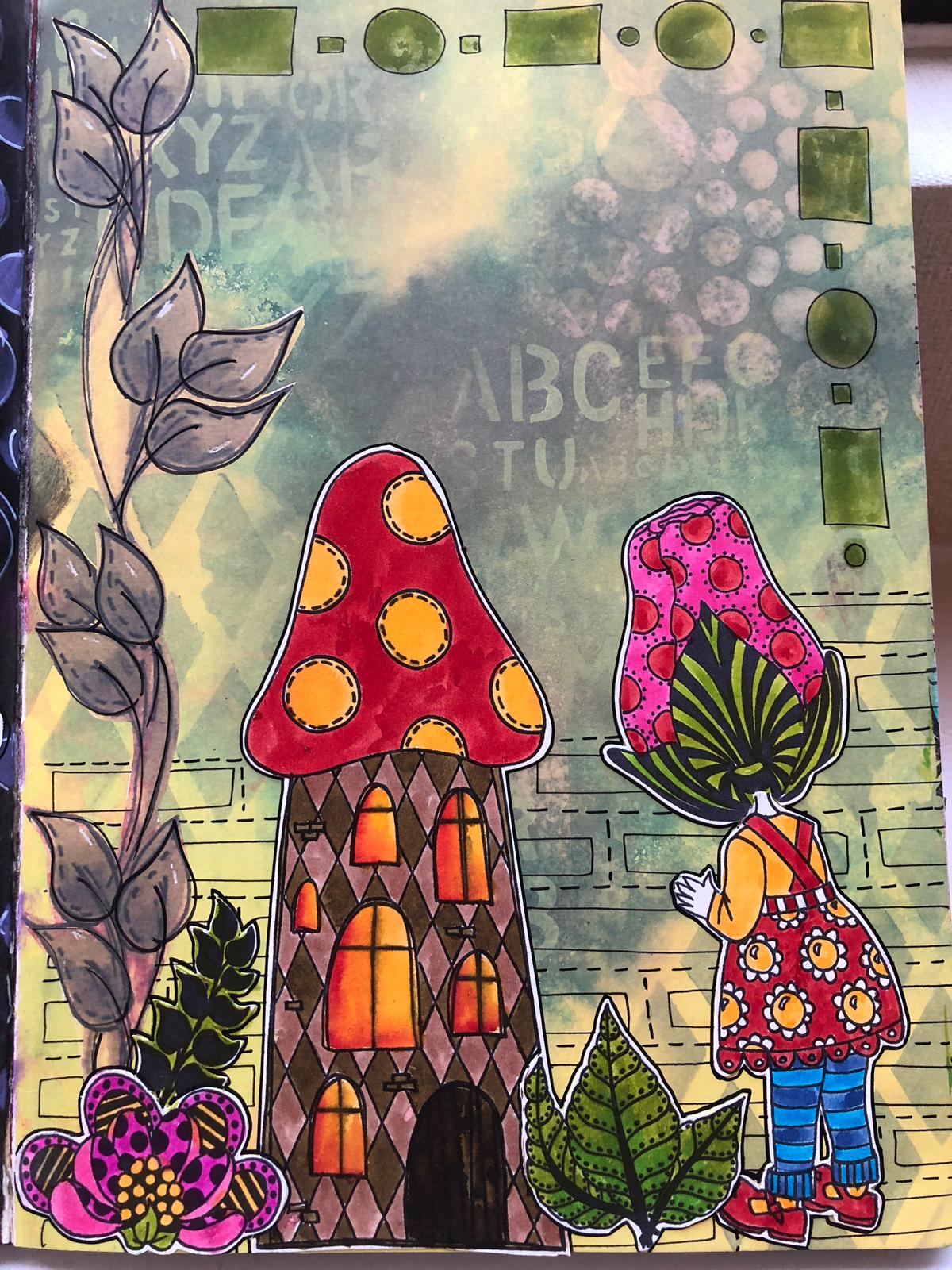 Dylan's Blog: Dylusions Journal Page Samples Featuring the New ...