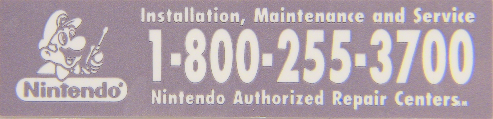 Super Nintendo Labels: Adesivo traseiro console (Back Sticker)