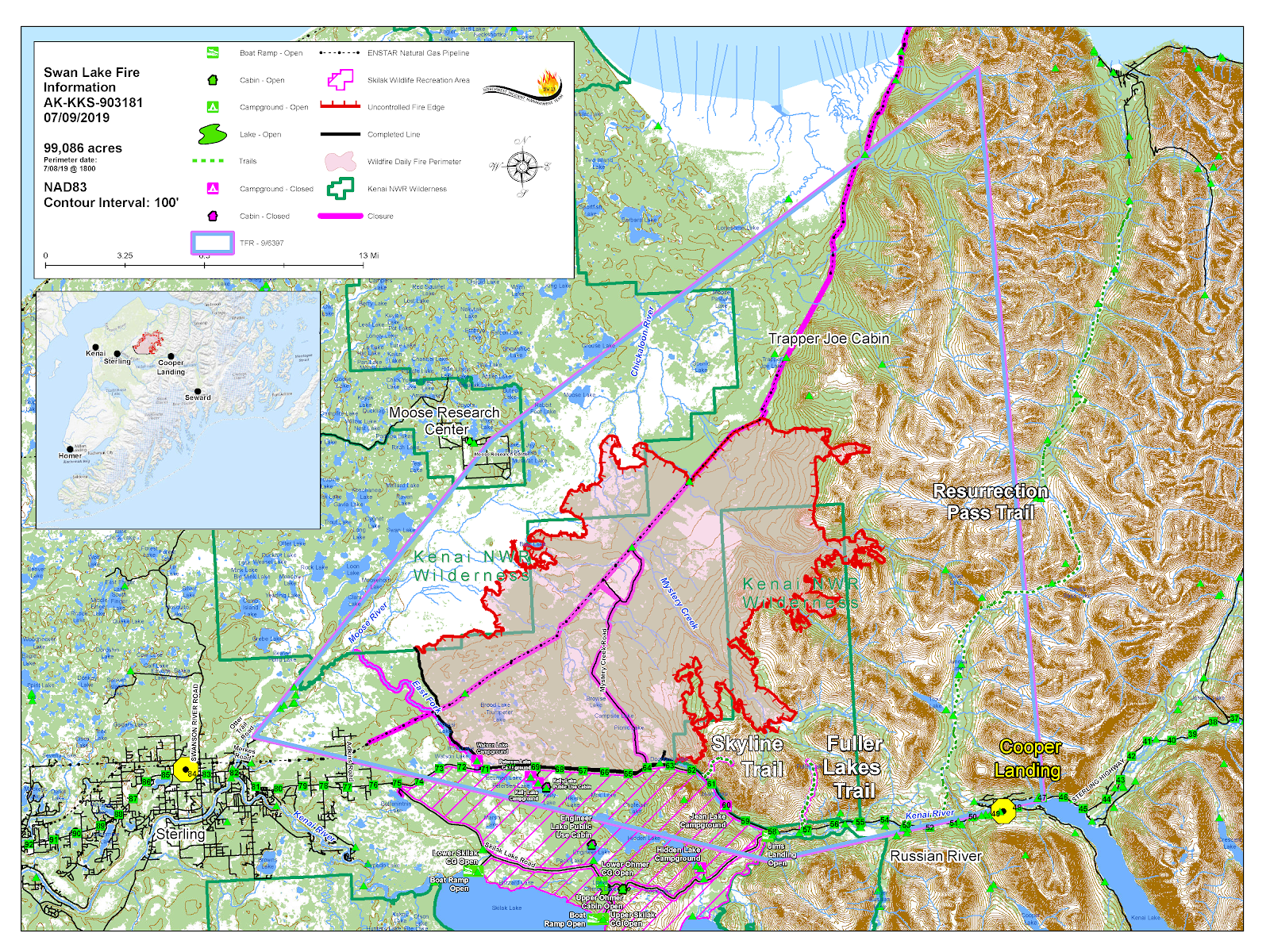 KPB Joint Information Center: 07/09/19 Swan Lake Fire Update