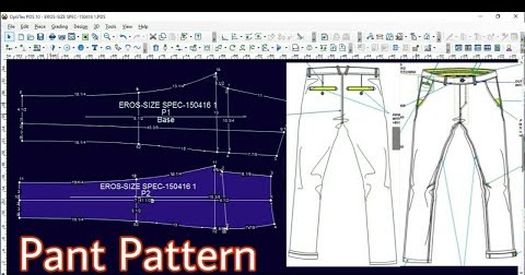 Pant Pattern Tutorial Optitex Pant Design Optitex Men's Pant Tutorial ...