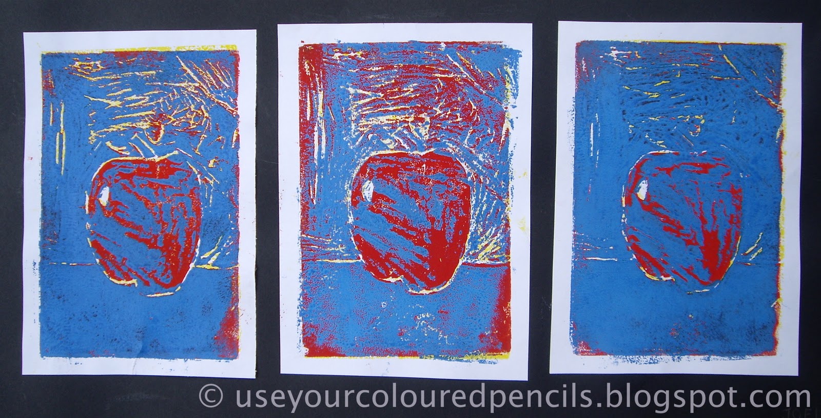 Use Your Coloured Pencils: Foam Reduction Prints
