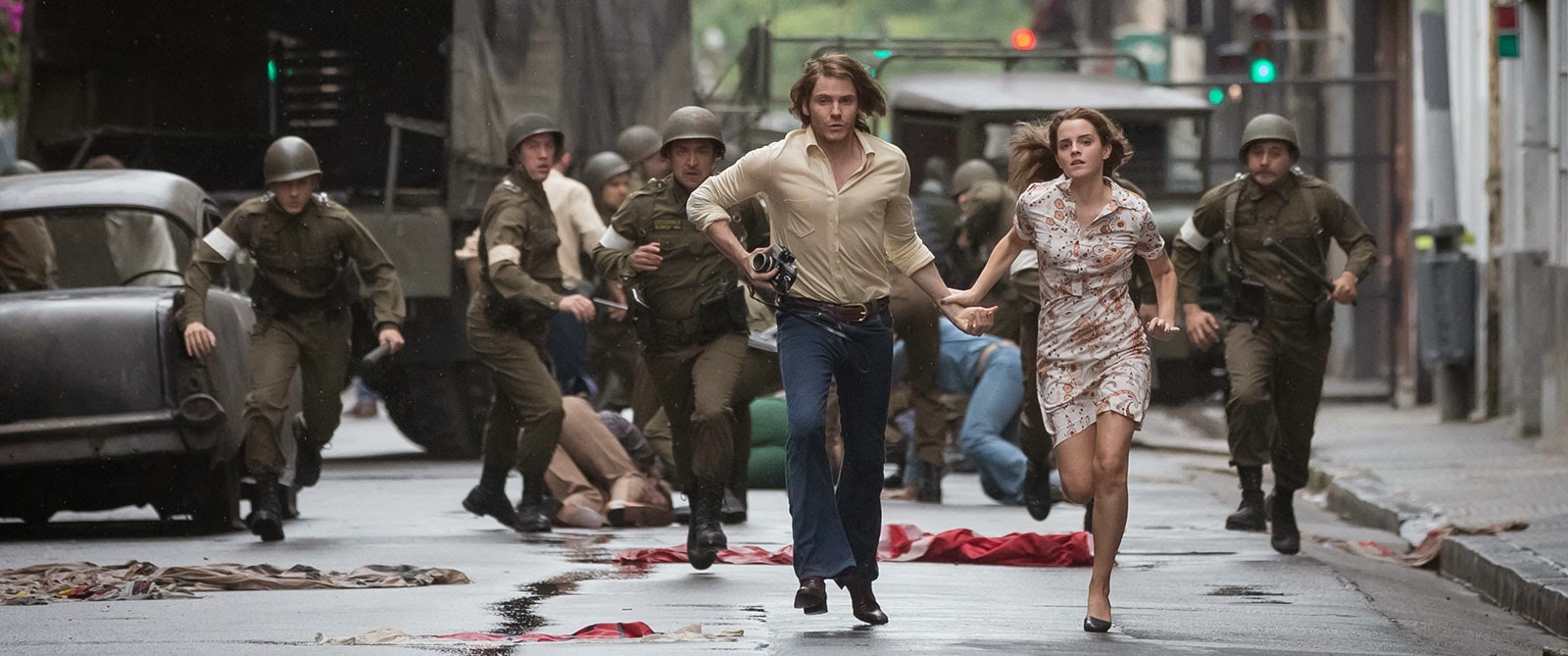 New still of Emma Watson and Daniel Bruhl from "Colonia" movie.