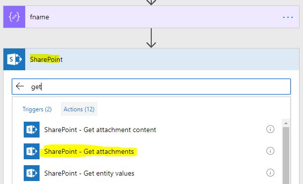 Upload attachment to SharePoint list item using Microsoft Flow