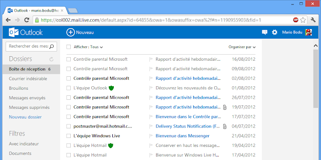 Hotmail se connecter boite de reception - Astucesinformatique