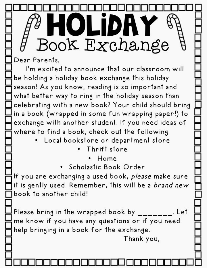 The Primary Pack: Holiday Book Exchange