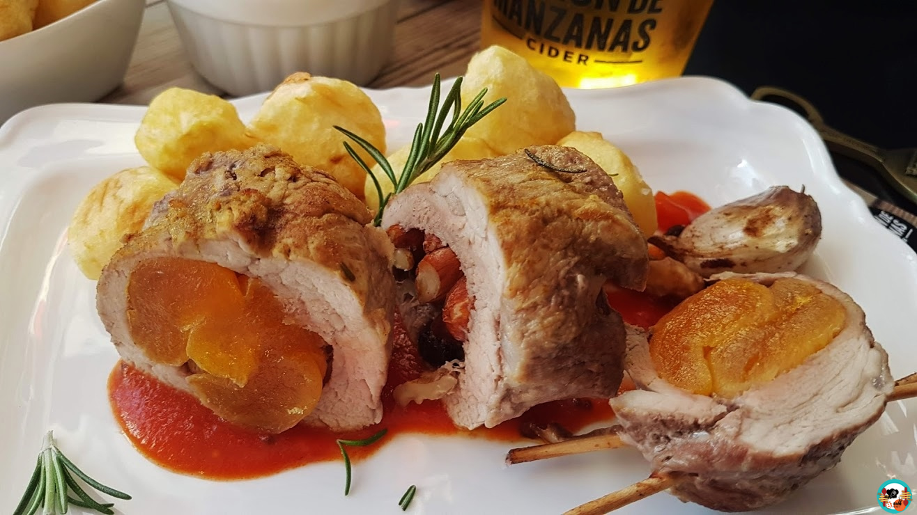 Solomillo de cerdo relleno - ¡Huele Bien!