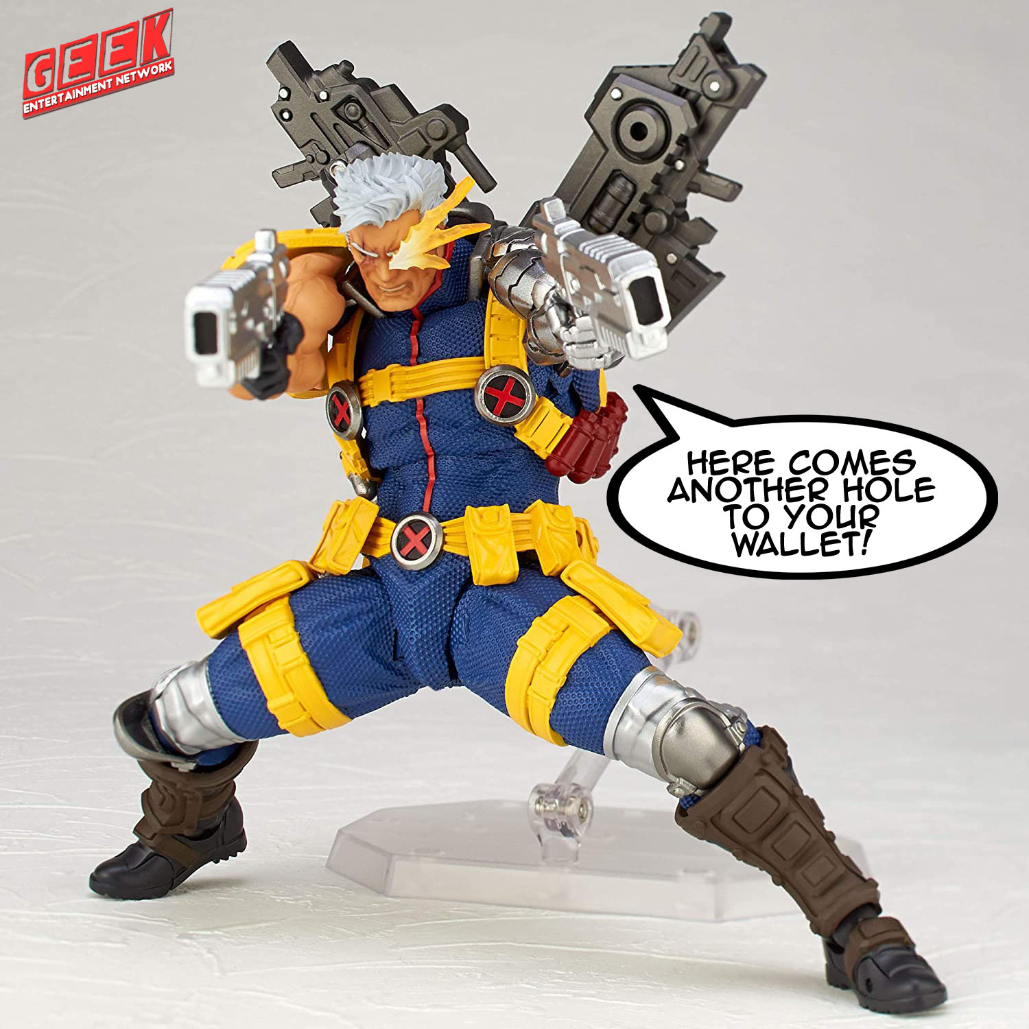 Marvel Amazing Yamaguchi Revoltech No.020 Cable figure reveal and info