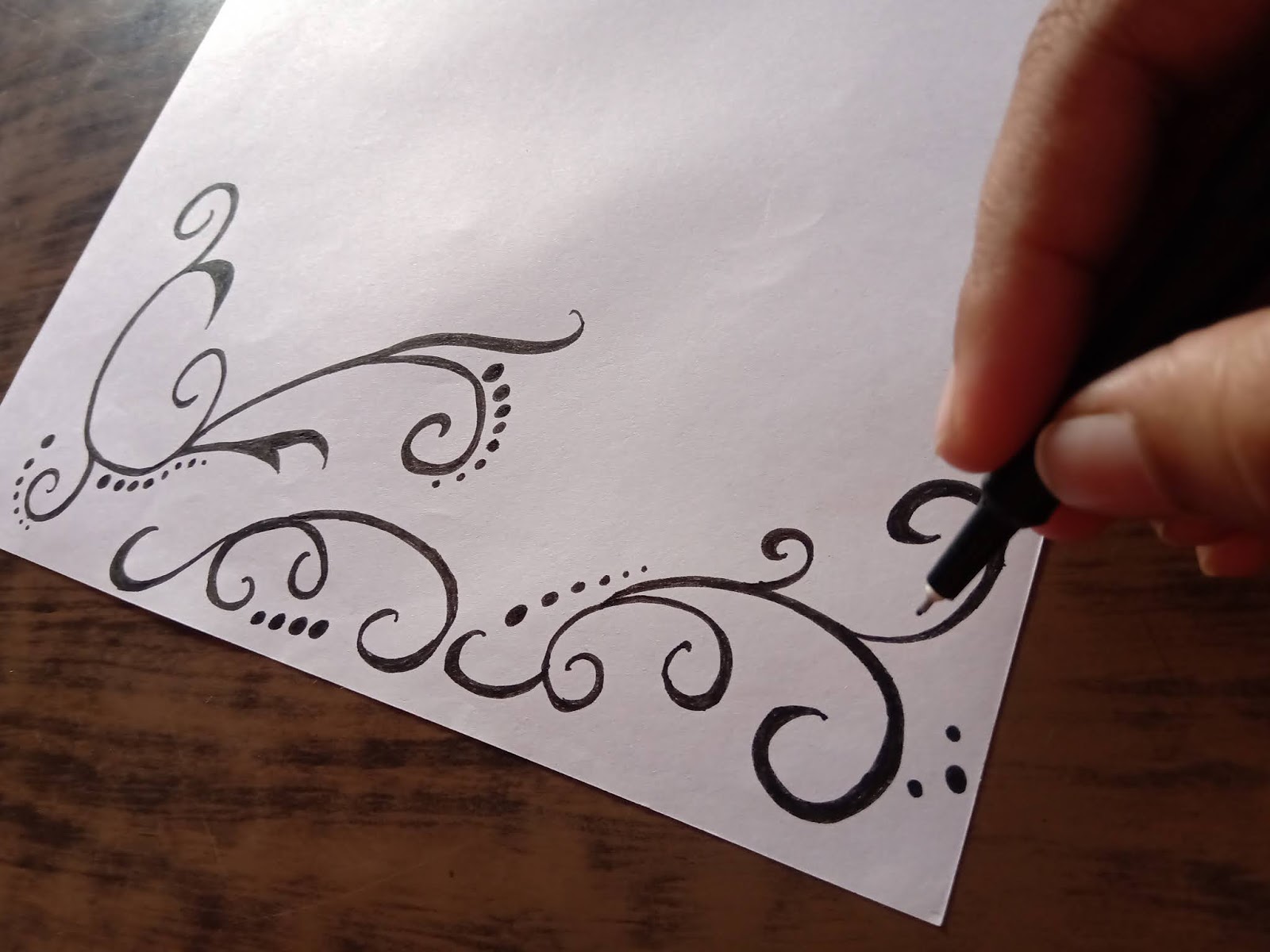 Dear Study: Awesome Black Border | White Sheet Decoration | Project ...