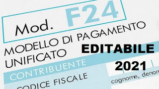 F24 semplificato 2021 EDITABILE
