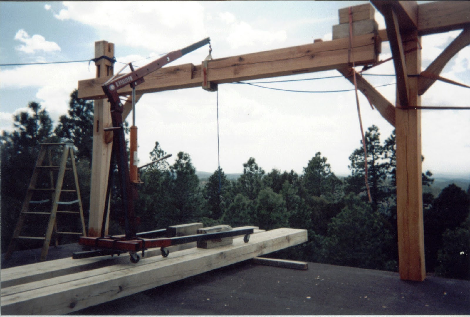 Michael's Timber Framing: Chapter 11 - First Floor Framing - Phase III