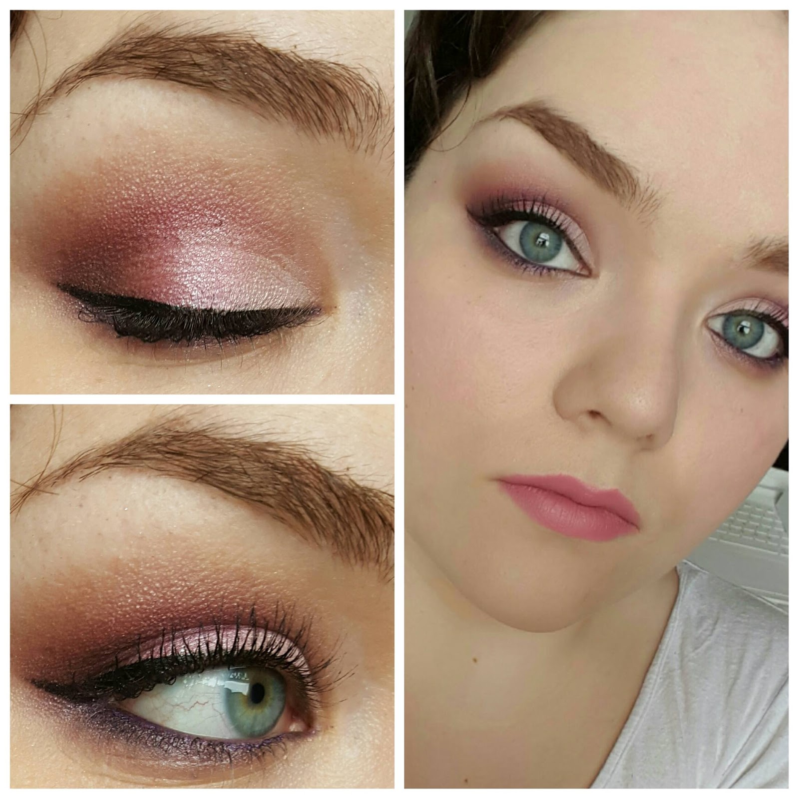 Pink Rose Inspired Eyes FT Too Faced Chocolate Bon Bons Palette ~ The ...