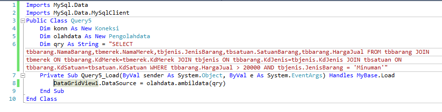 KidsLine: Menampilkan Data Dari Database MySQL Pada Microsoft Visual Studio KidsLine: Menampilkan Data Dari Database MySQL Pada Microsoft Visual Studio
