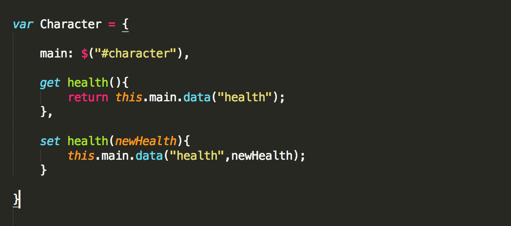 Javascript Getter and Setters; jQuery .data() function