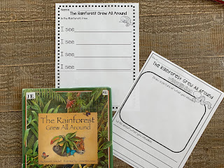 Rainforest ELA Unit for Kindergarten and 1st Grade | Busy Hands and Minds