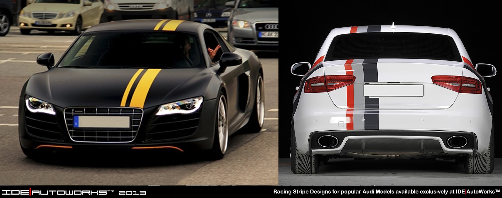 Racing Graphics for popular Audi Models available exclusively at IDE ...