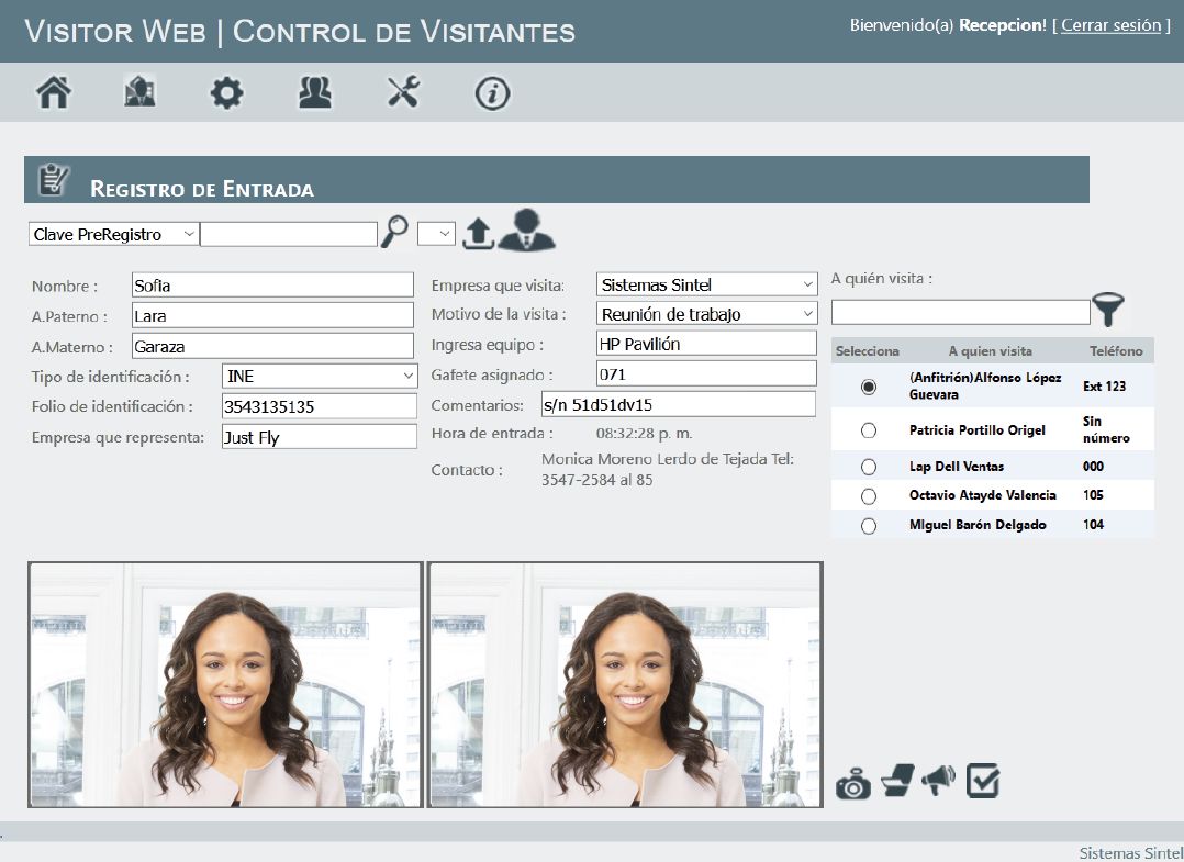 Control de Visitantes con SUPREMA