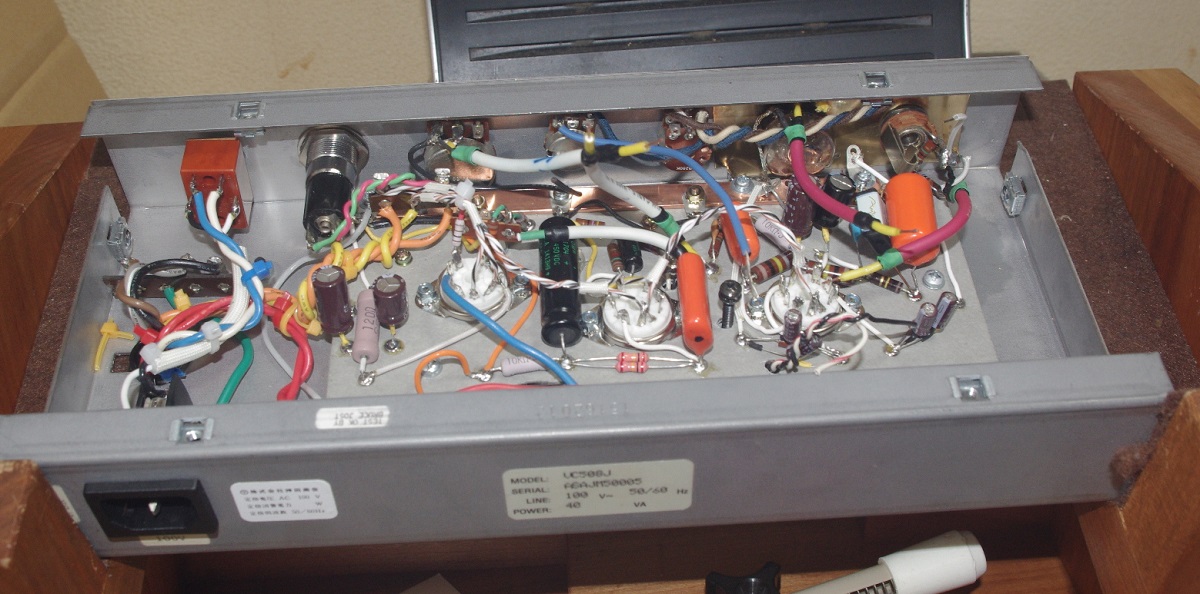 ギターアンプの修理屋さんです by GAMPS: Crate VC508 single ended guitar amp