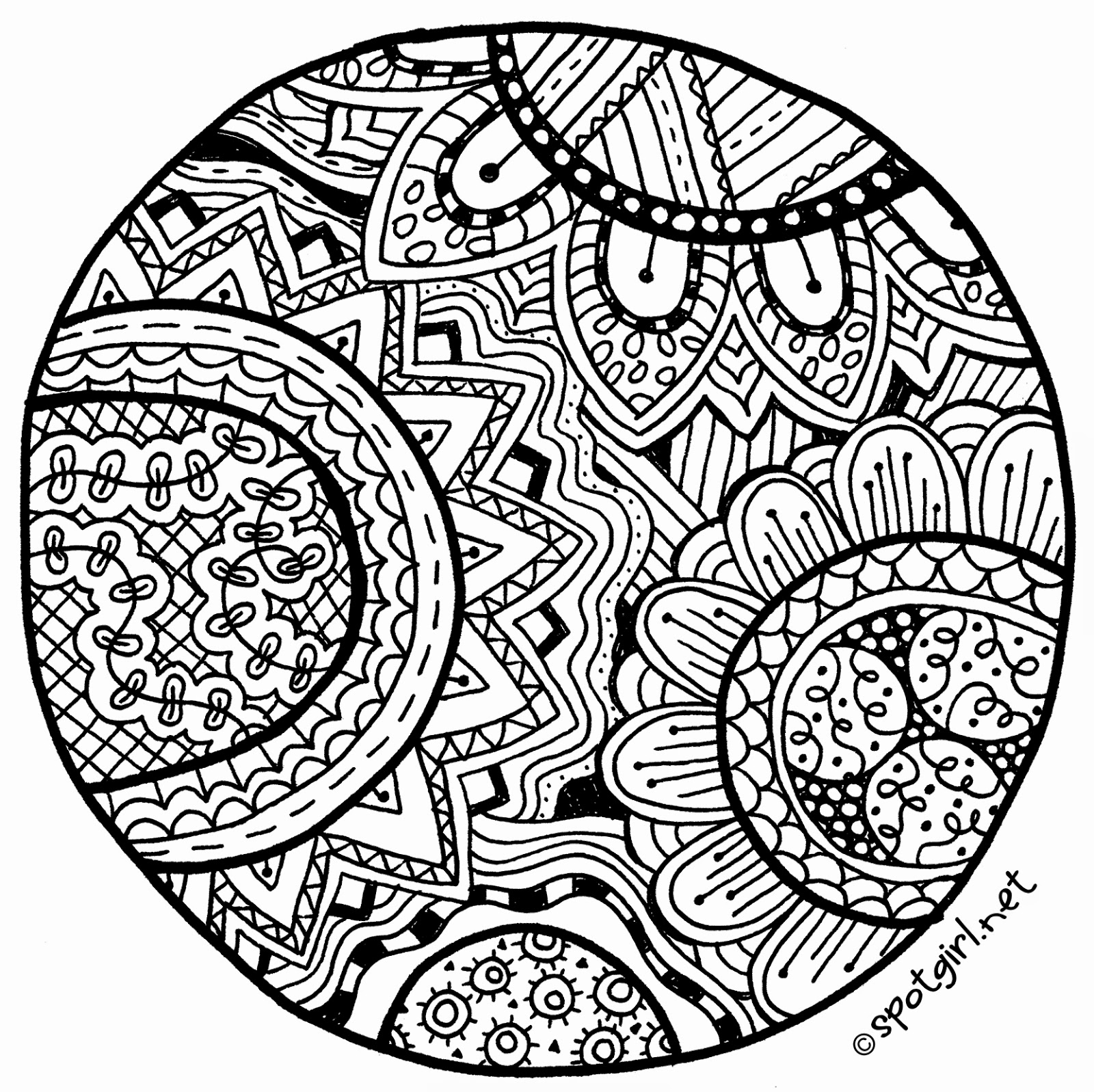 hotcakes: Summer Art Challenge – Zentangle!