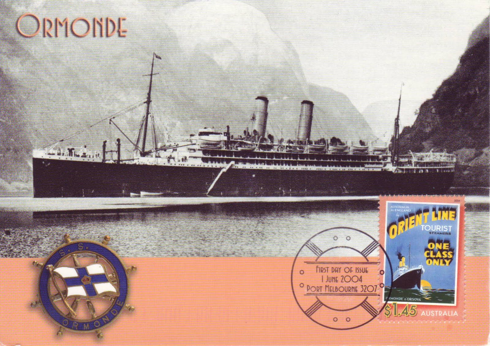 The World in Postcards - Sabine's Blog: R.M.S. Ormonde Orient Line