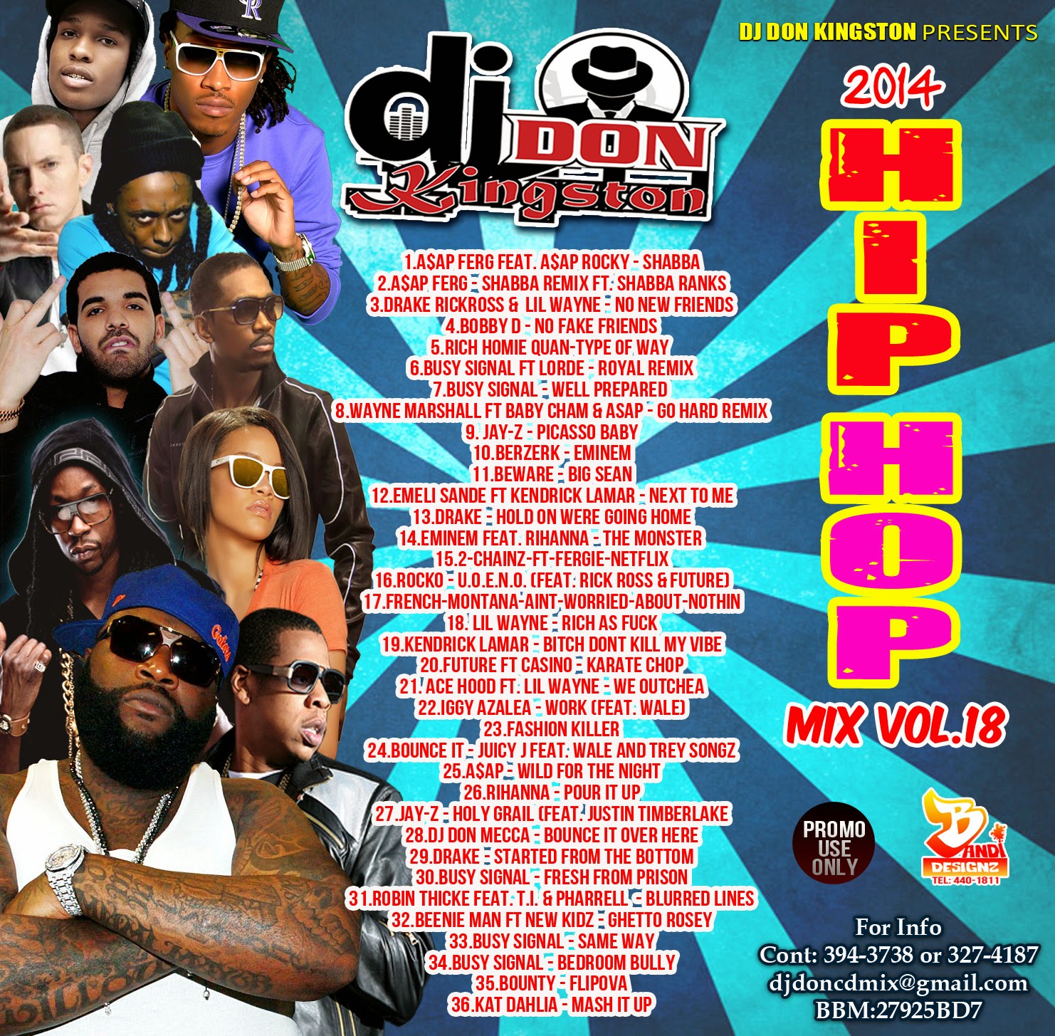 DJ DON - HIP HOP MIX VOL 18 | REGGAETAPESHOP