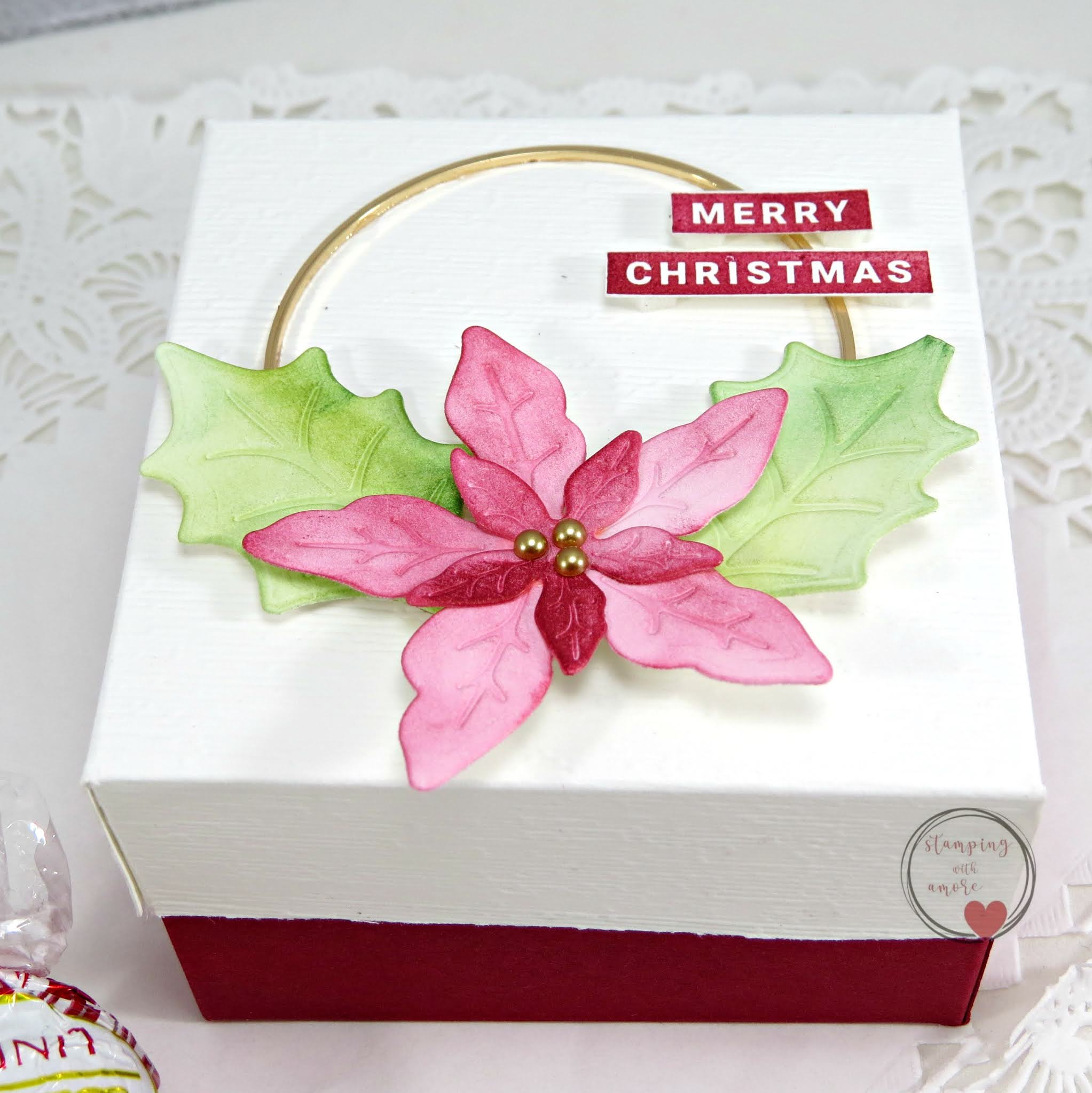Stampingwithamore: DIY CHRISTMAS GIFT BOX TUTORIAL