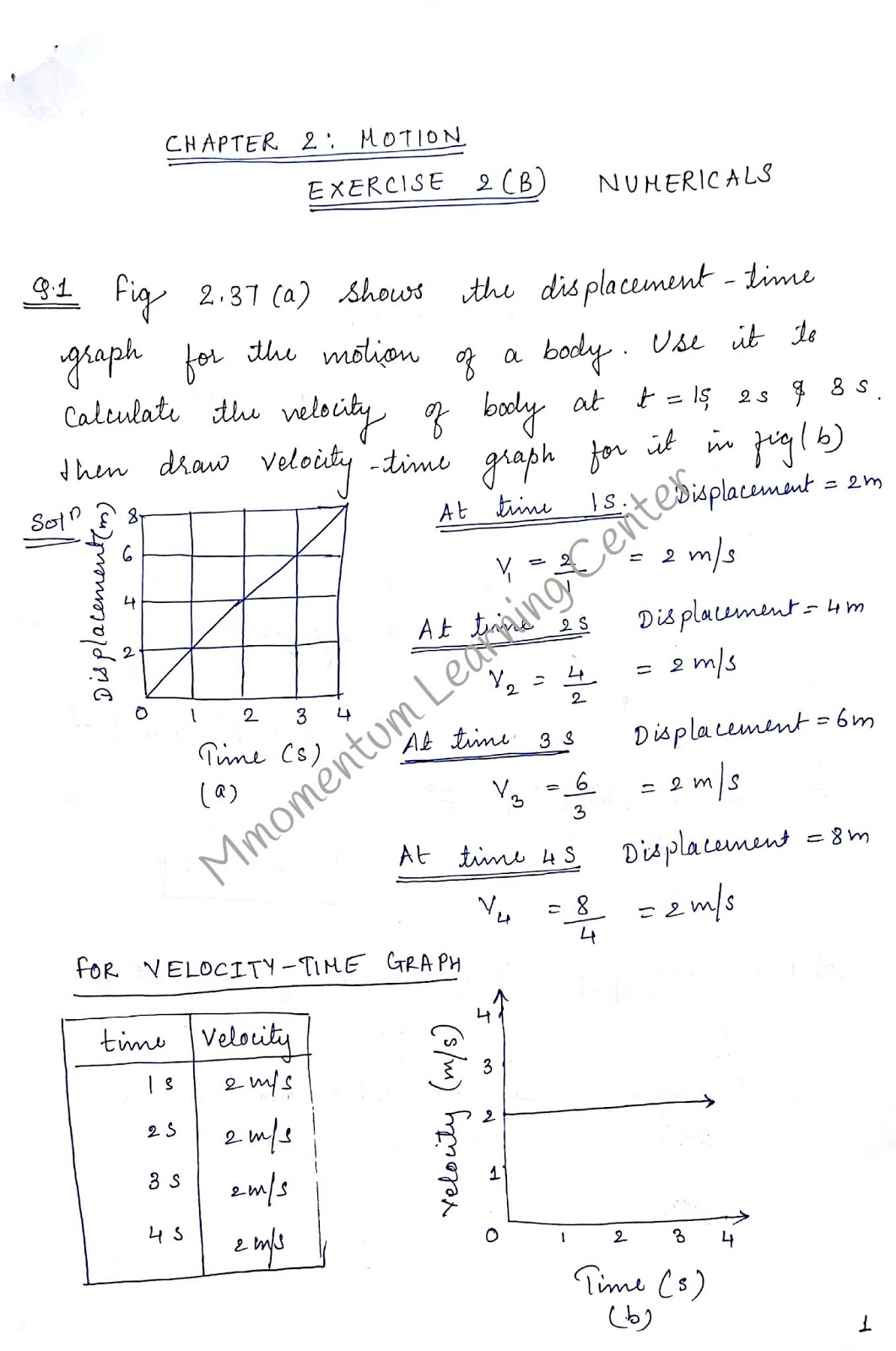 ICSE Class 9 Physics Solution for Selina