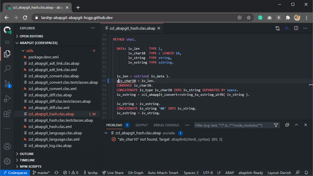SAP ABAP Central: Standalone editing of ABAP in vscode