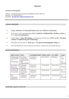 Resume Free Download Pdf