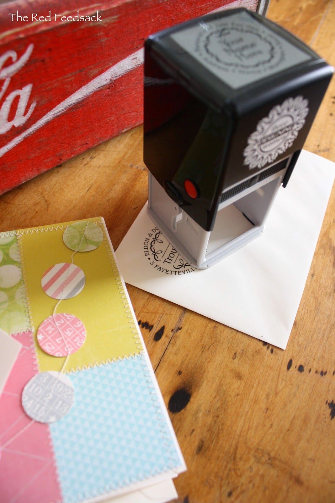 The Red Feedsack: Home-Made Cards {Tutorial}
