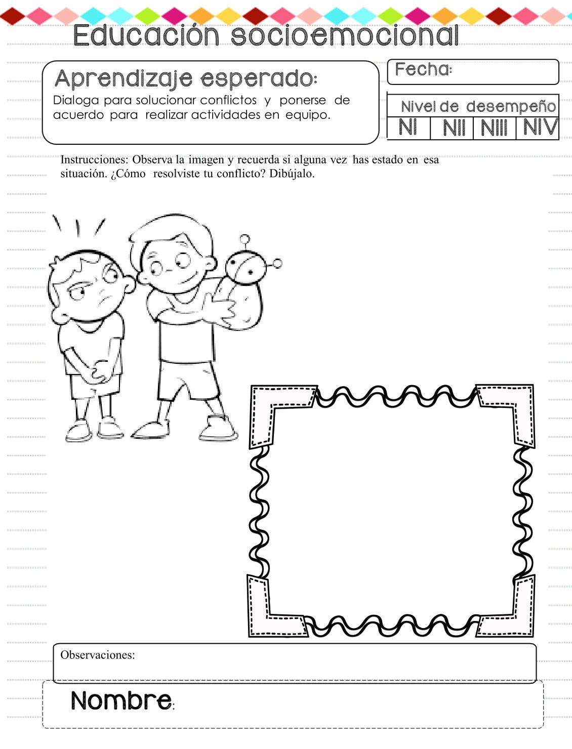Cuaderno Educación Socioemocional | Materiales Educativos para Maestras