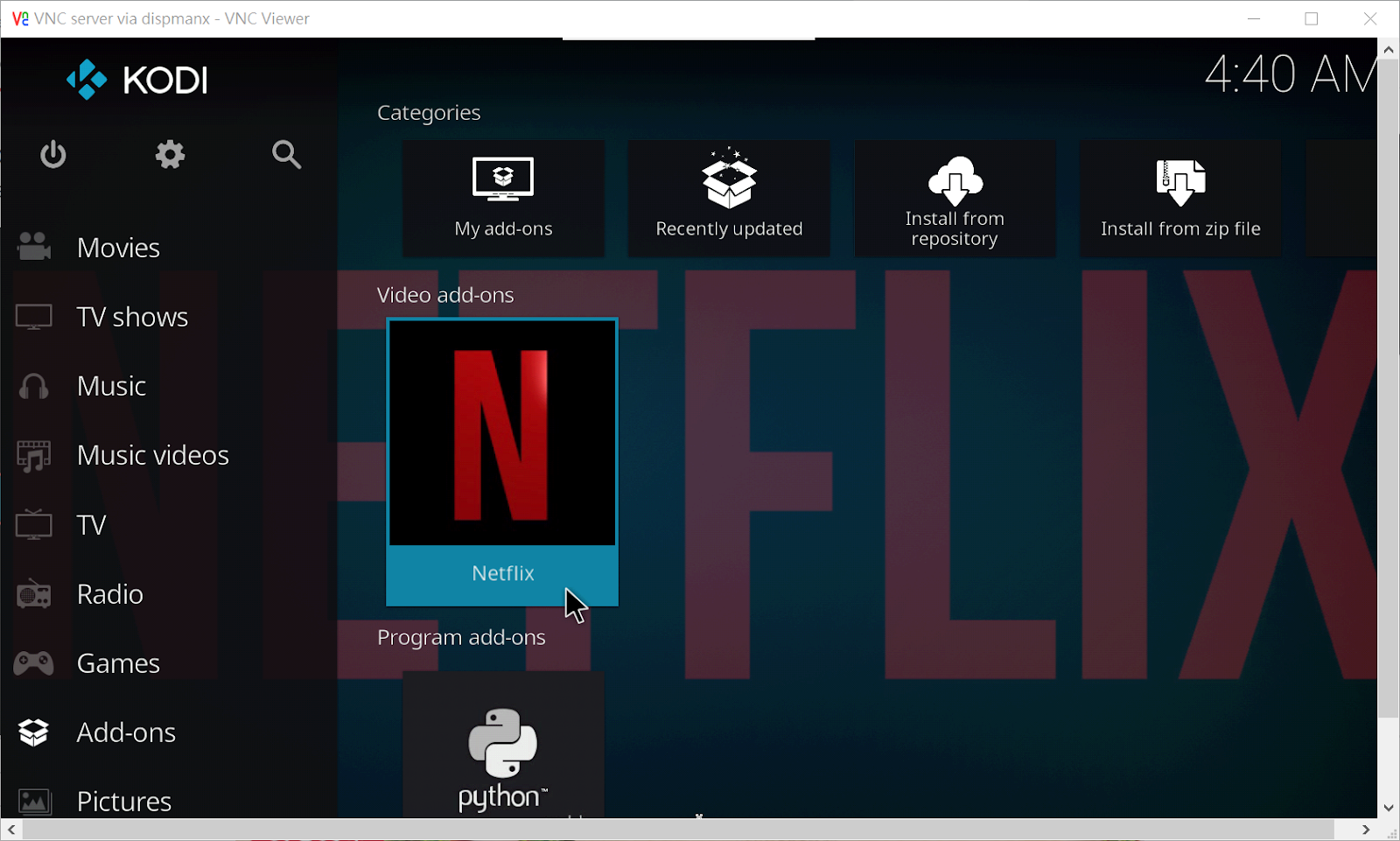 Raspberry Pi 筆記(72)：安裝 Kodi看Netflix影片(上)