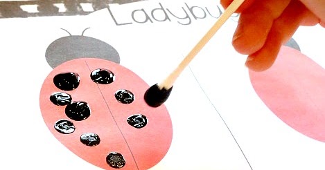 Ladybug Addition Games Printable | School Time Snippets