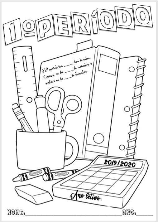 coisas que gosto de partilhar: Capas separadoras do 1º período (2019-2020)