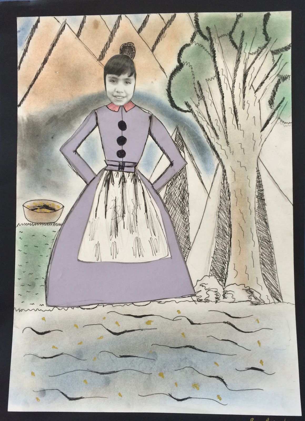 Art with Mrs Baker: Grade 5 Gold Rush Artworks