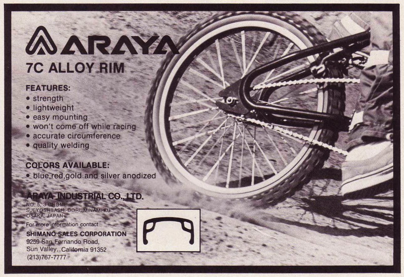 ARAYA 7C Rims
